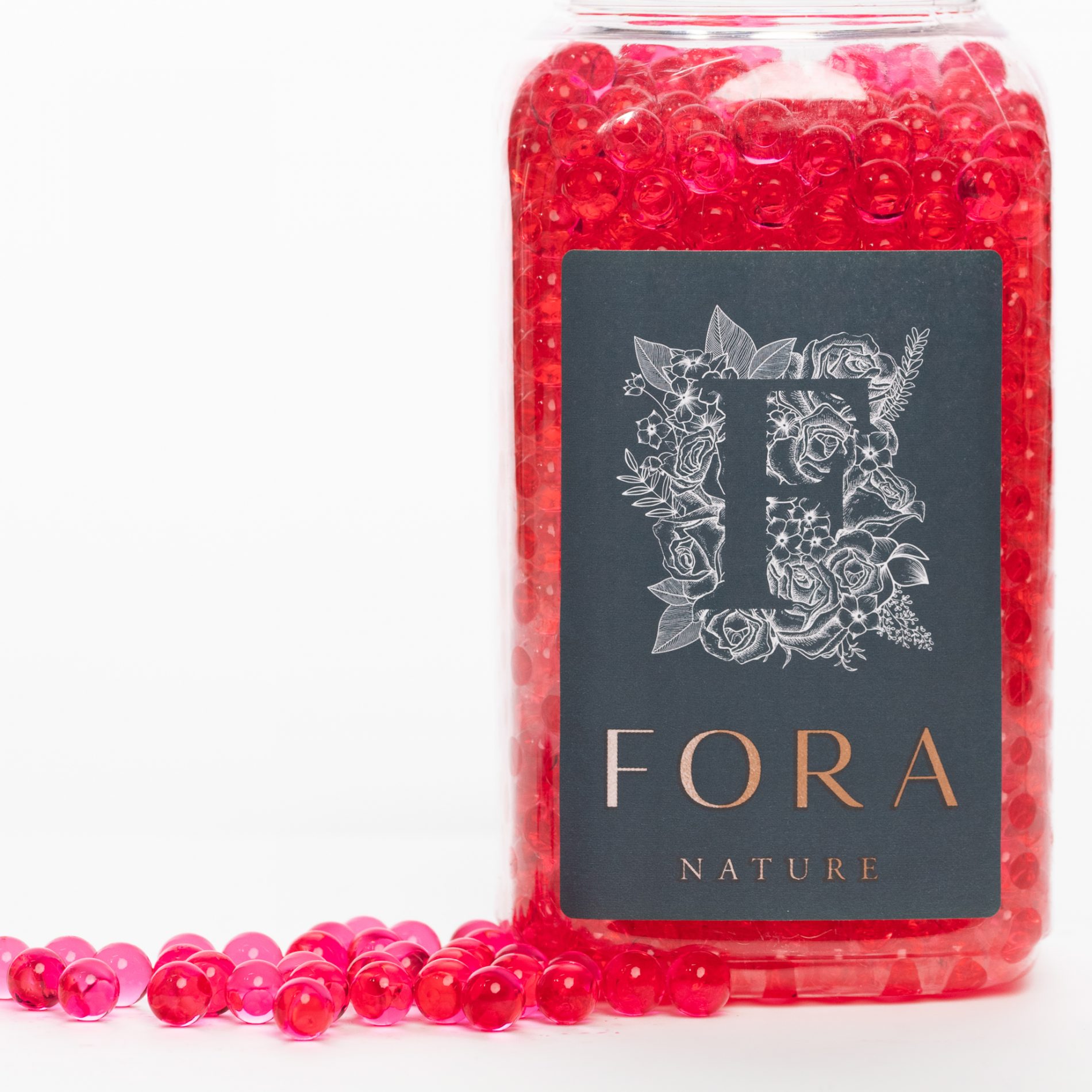 Pearl Gel Crystals - Tub - Red | Fora Nature